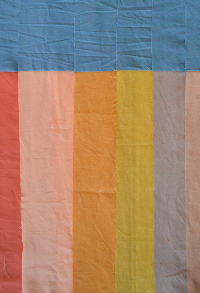 Last Light Quilt - Side Lake Stitch