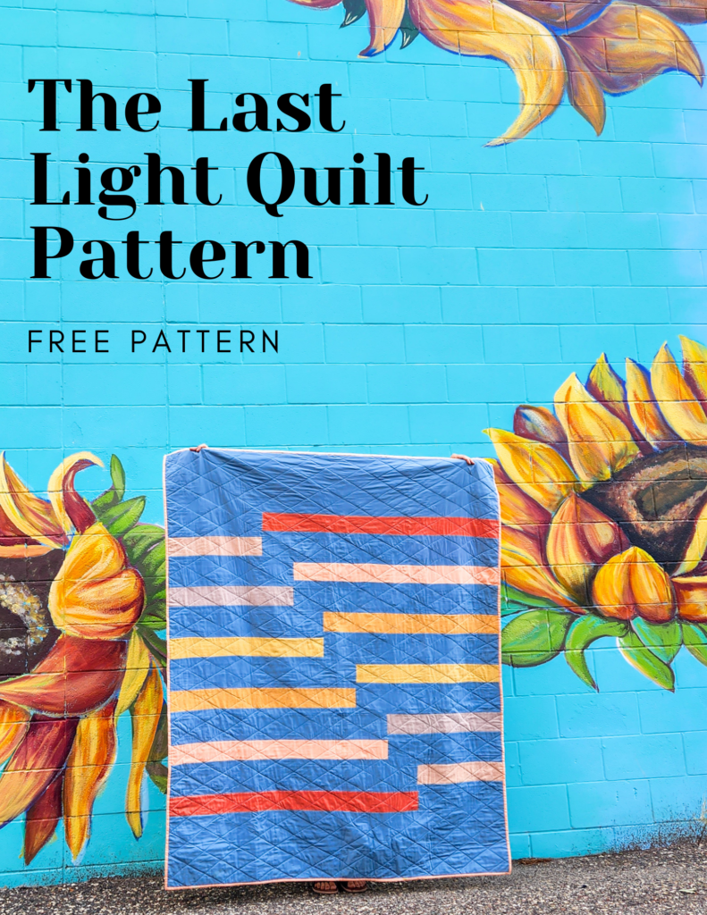 Last Light Quilt - Side Lake Stitch