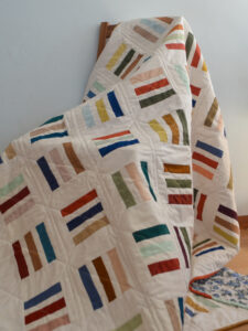 Scrappy Lines Quilt Pattern - Side Lake Stitch